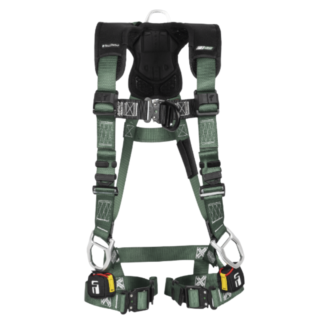 FT-1910 4D Climbing Non-Belted Full Body Harness, Quick-Connect Leg Ad ...