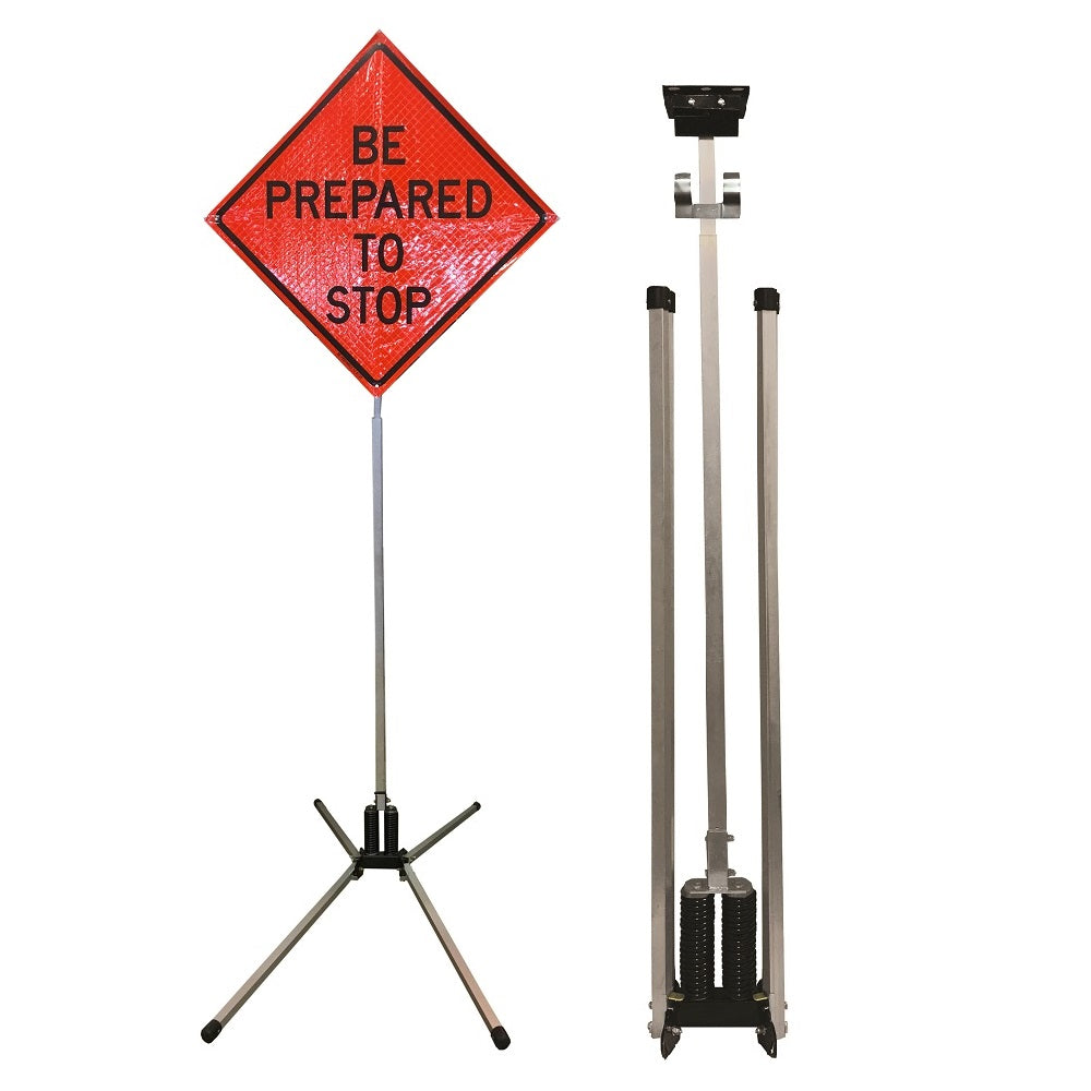 SS520A Tall Double Spring Roll-up Sign Stand – Supplynow Limited