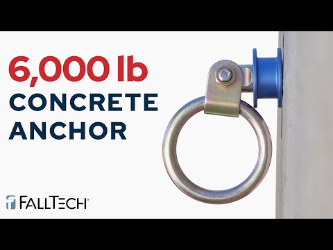 FallTech 7446 Removable Concrete Anchor, 6000lb | Fall Protection ...